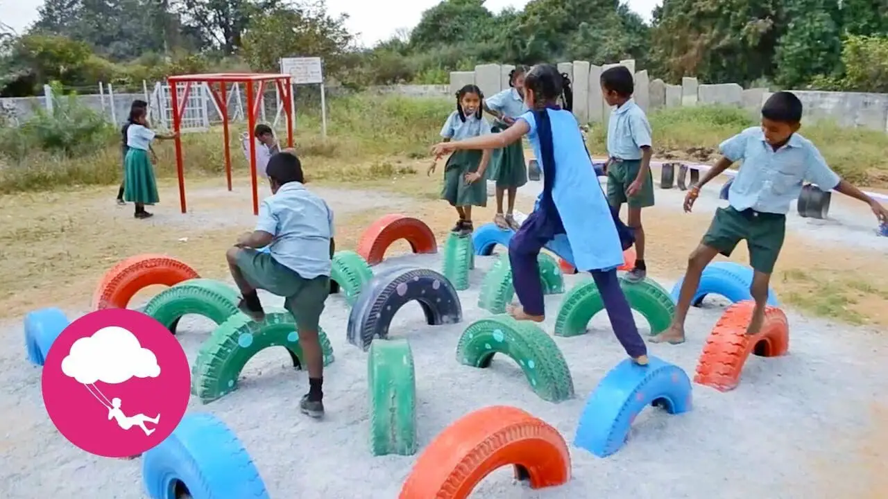 How To Bury Tires For Playground