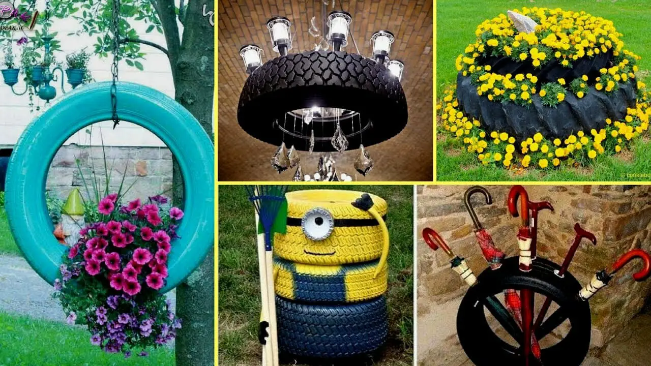 How To Decorate Old Tires