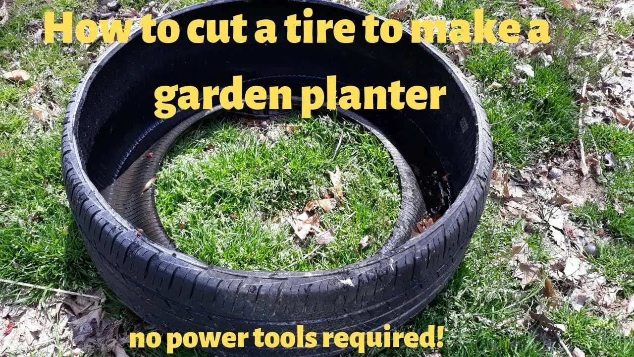 How To Cut Tires For Planters